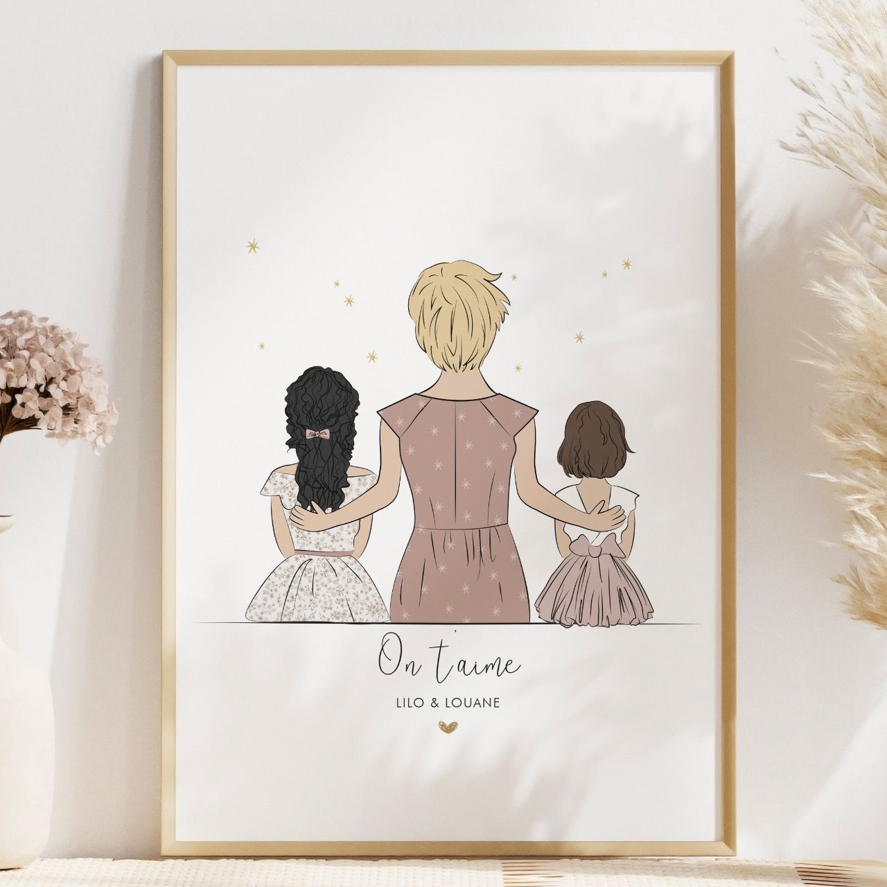 Mère 2 filles Creanatif