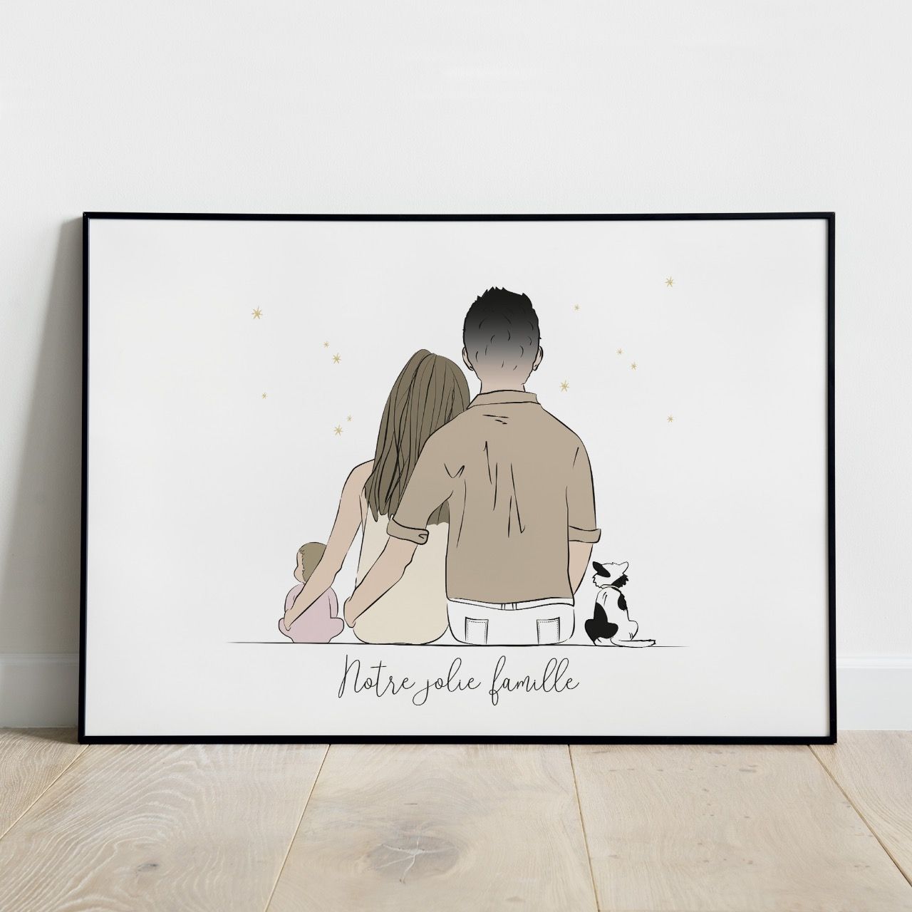 Couple, bébé & chat - Creanatif